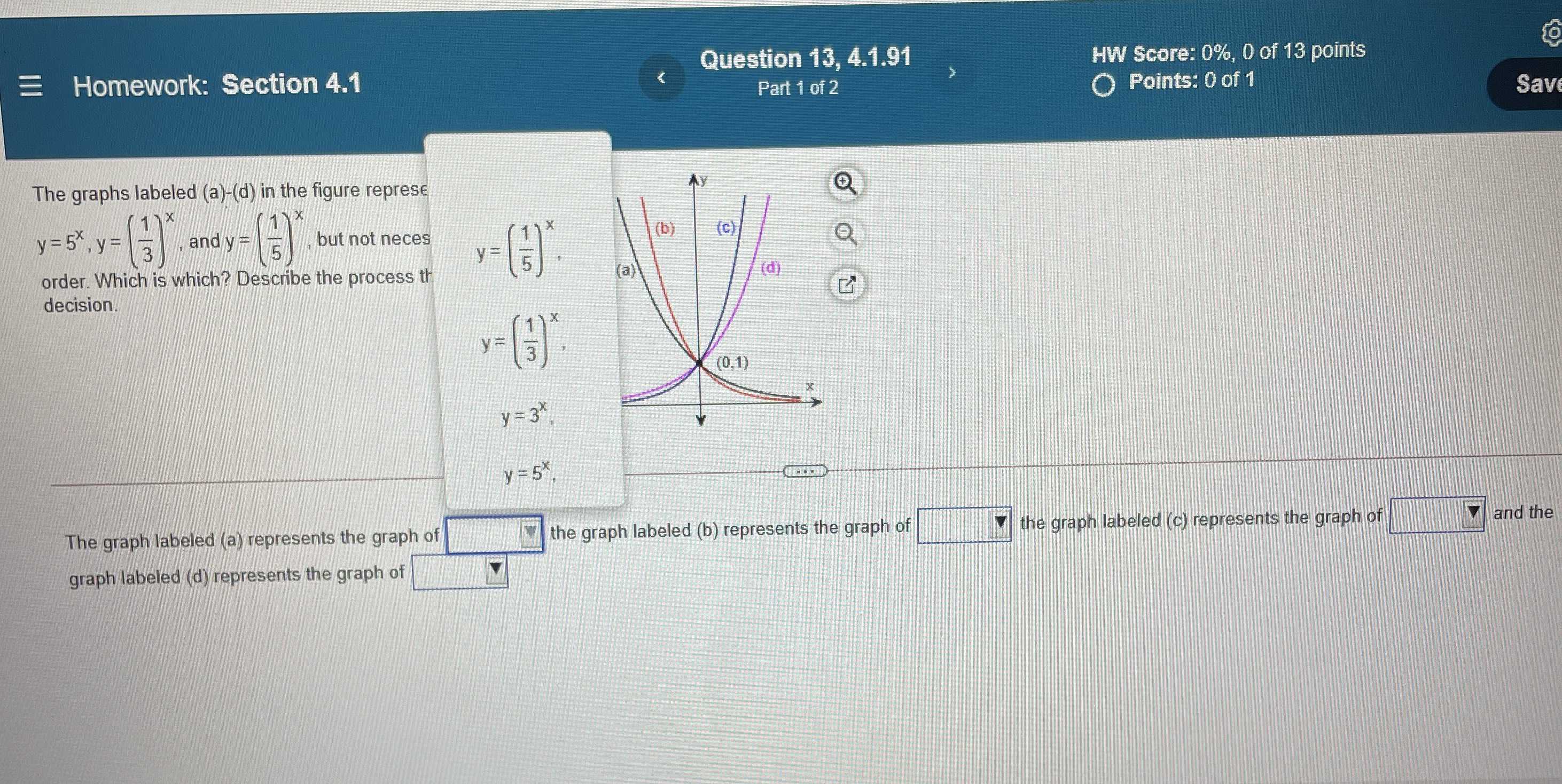 The graphs labeled \(( a ) - ( d )\) in the figure... - CameraMath The graphs labeled \(( a ) - ( d )\) in the figure... - CameraMath
