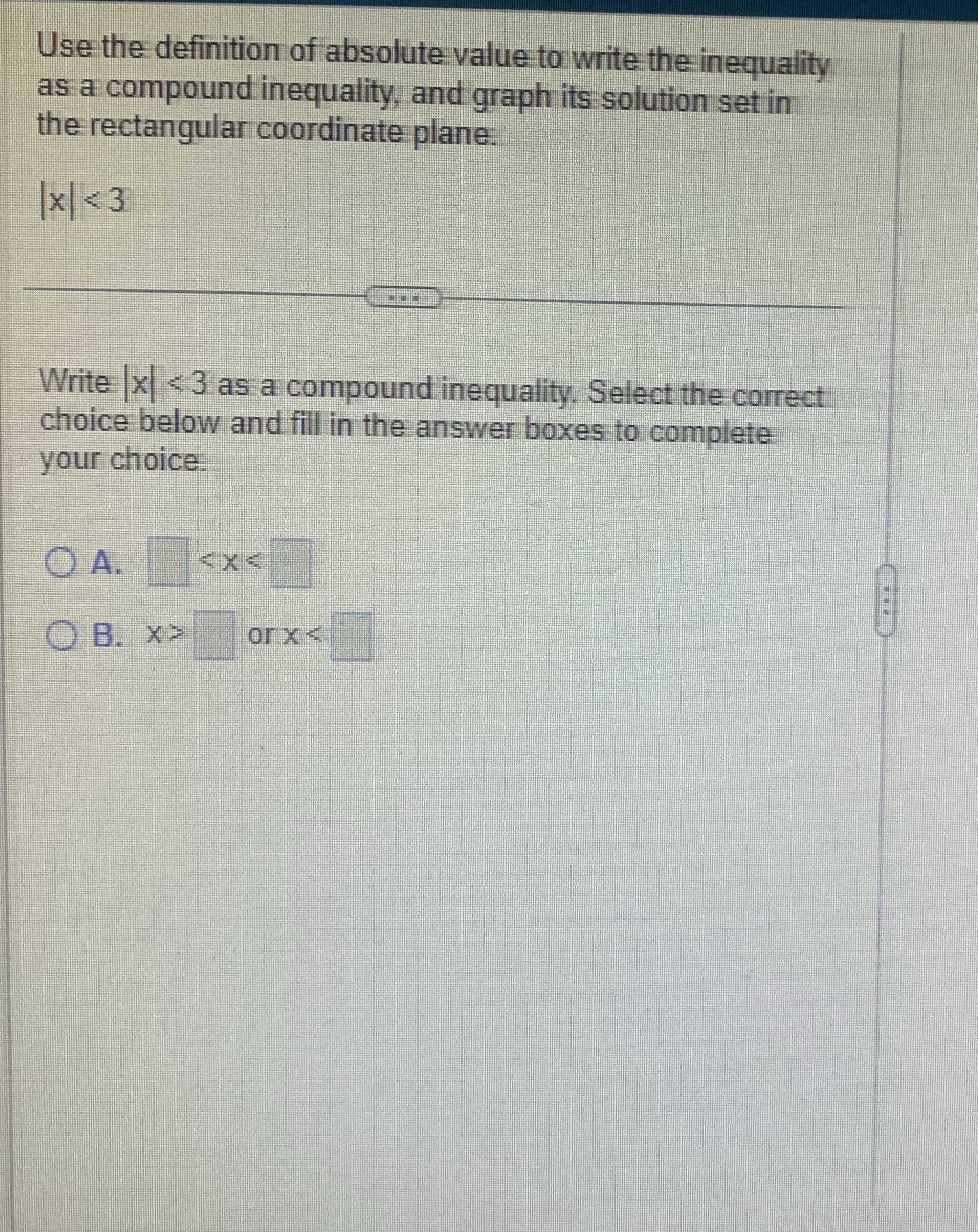 Use The Definition Of Absolute Value To Write The CameraMath