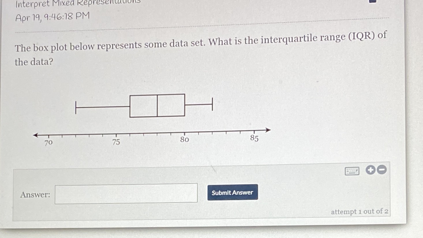 The Box Plot Below Represents Some Data Set What CameraMath