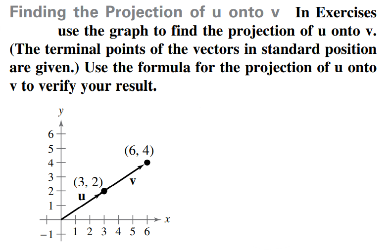 Finding the Projection of \( u \) onto \( v \) In ... - CameraMath Finding the Projection of \( u \) onto \( v \) In ... - CameraMath