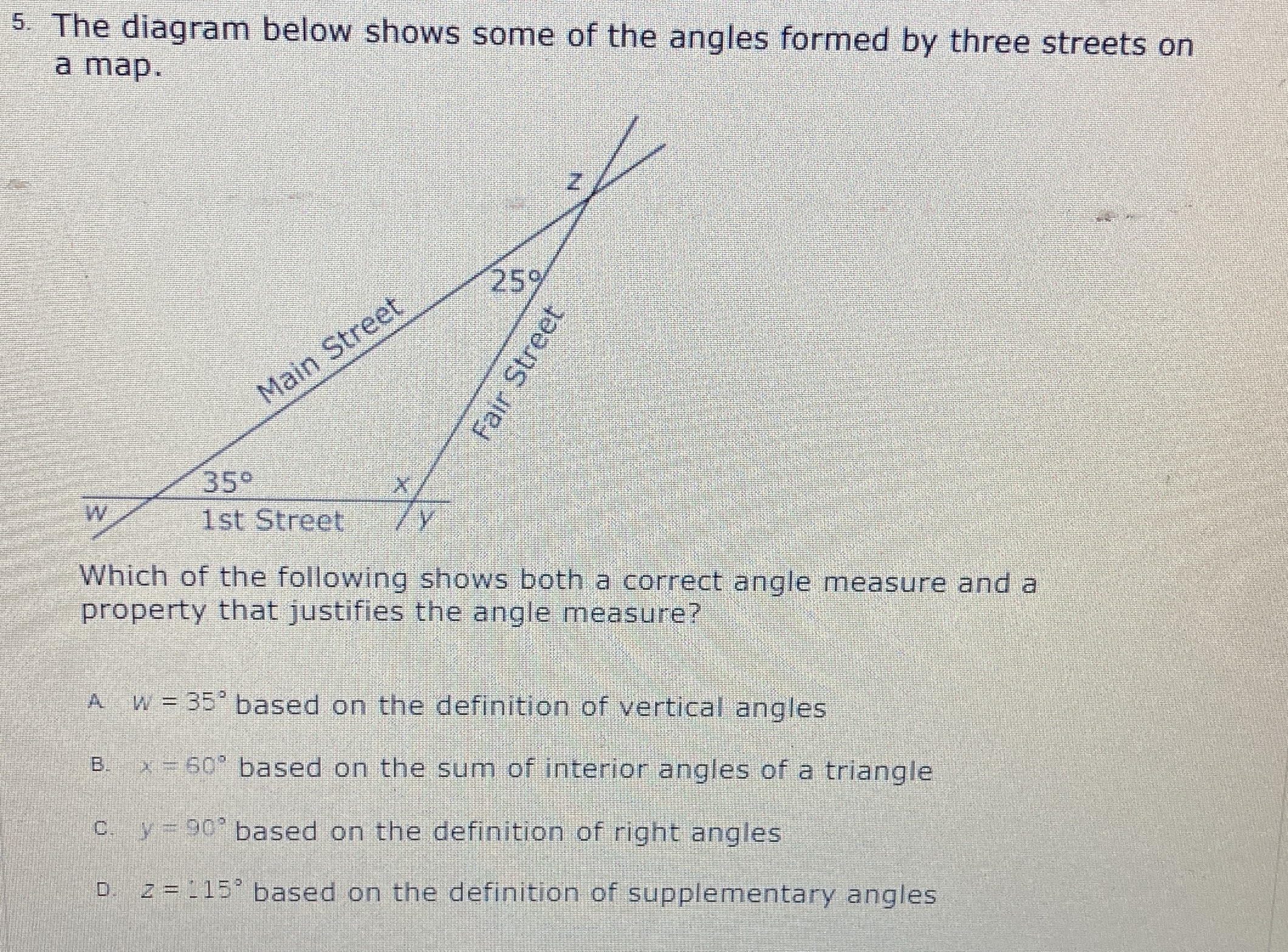 The Diagram Below Shows Some Of The Angles Formed Cameramath