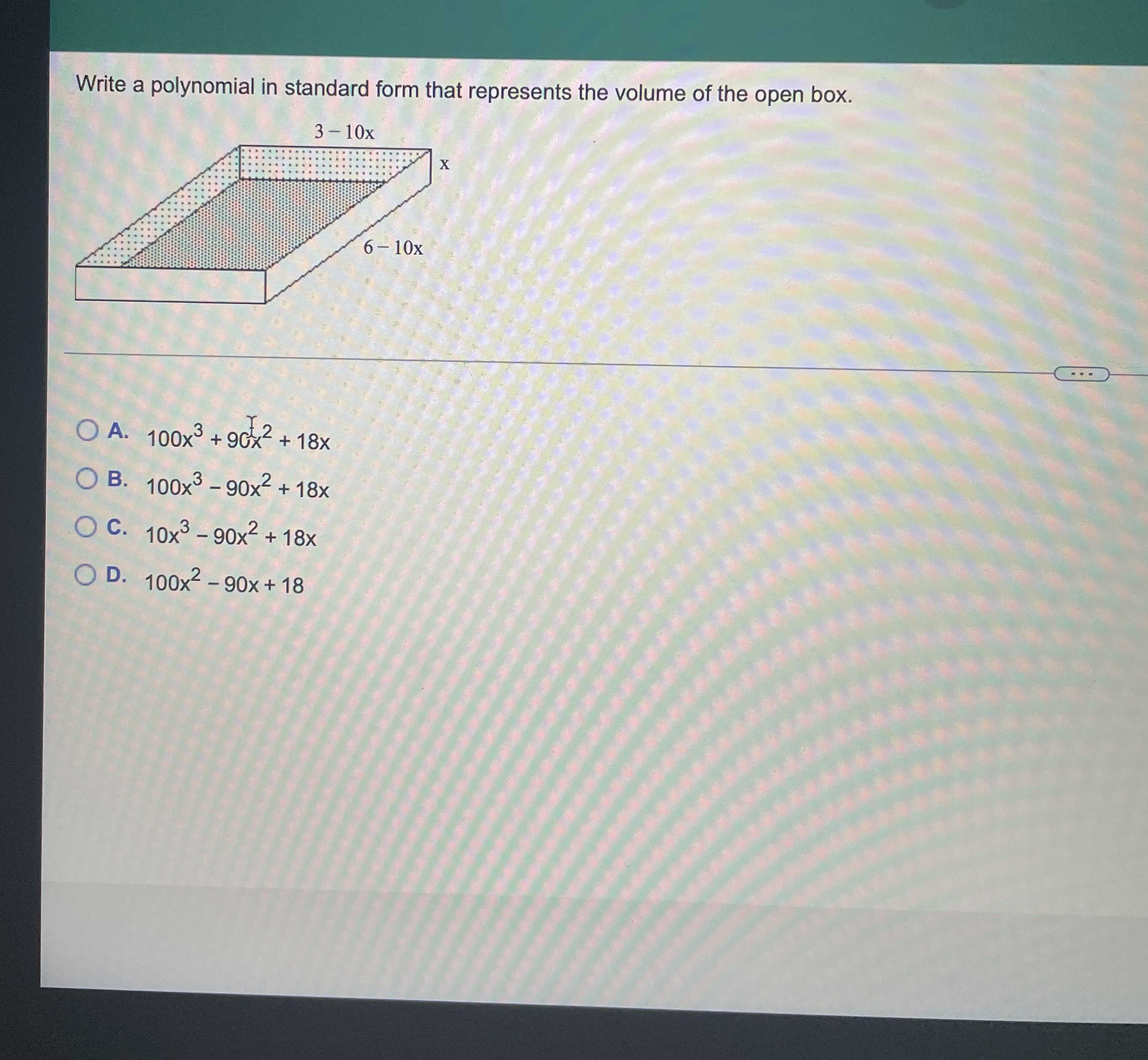 write-a-polynomial-in-a-standard-form-that-represe-cameramath