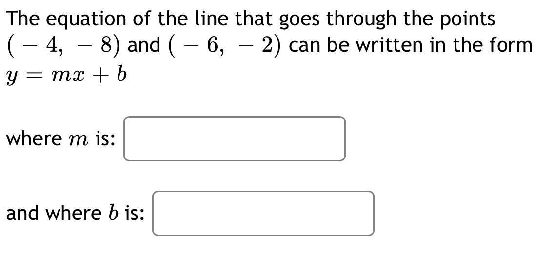The equation of the line that goes through the poi... - CameraMath