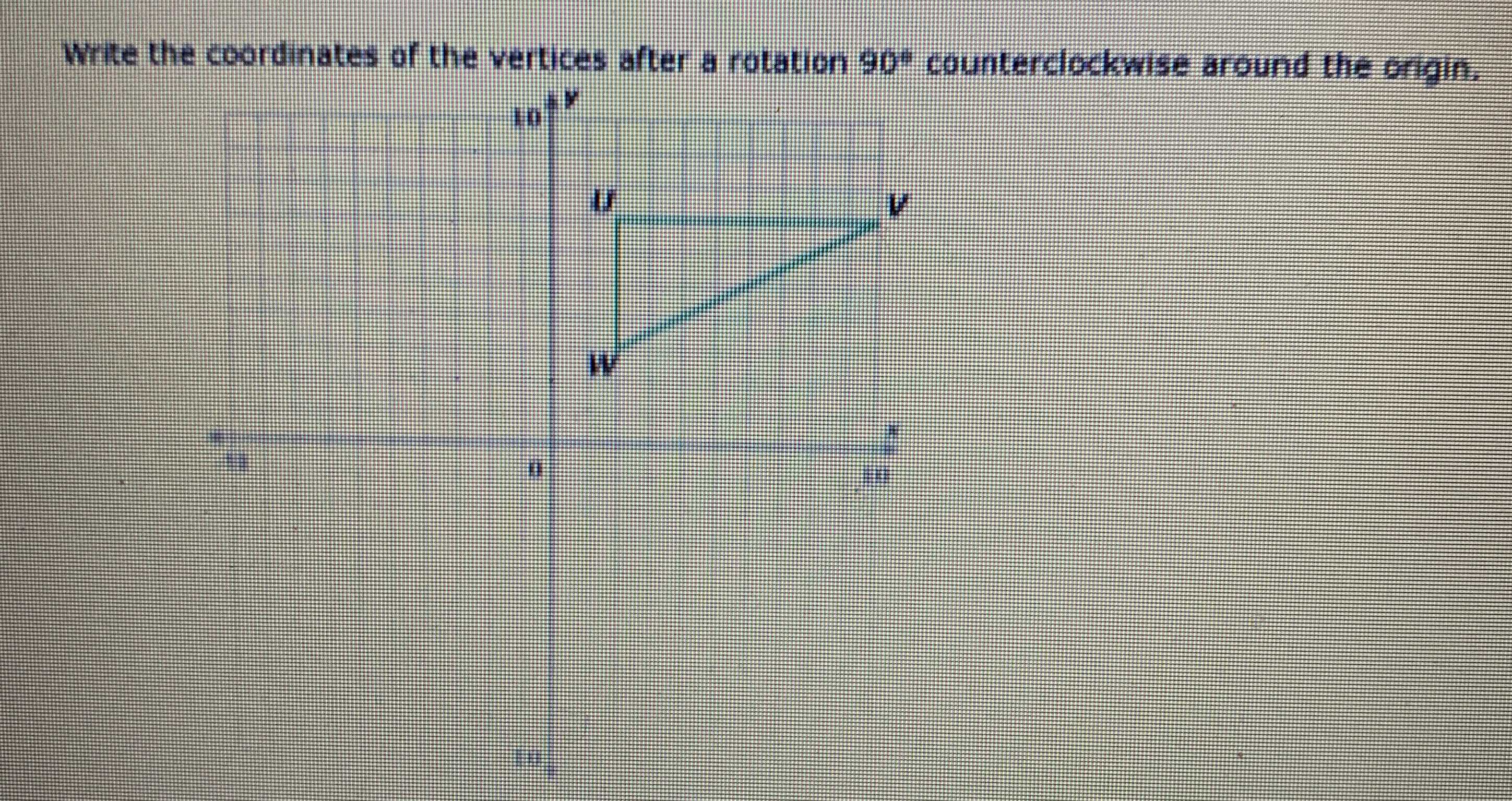 Write The Coordinates Of The Vertices After A Rota CameraMath