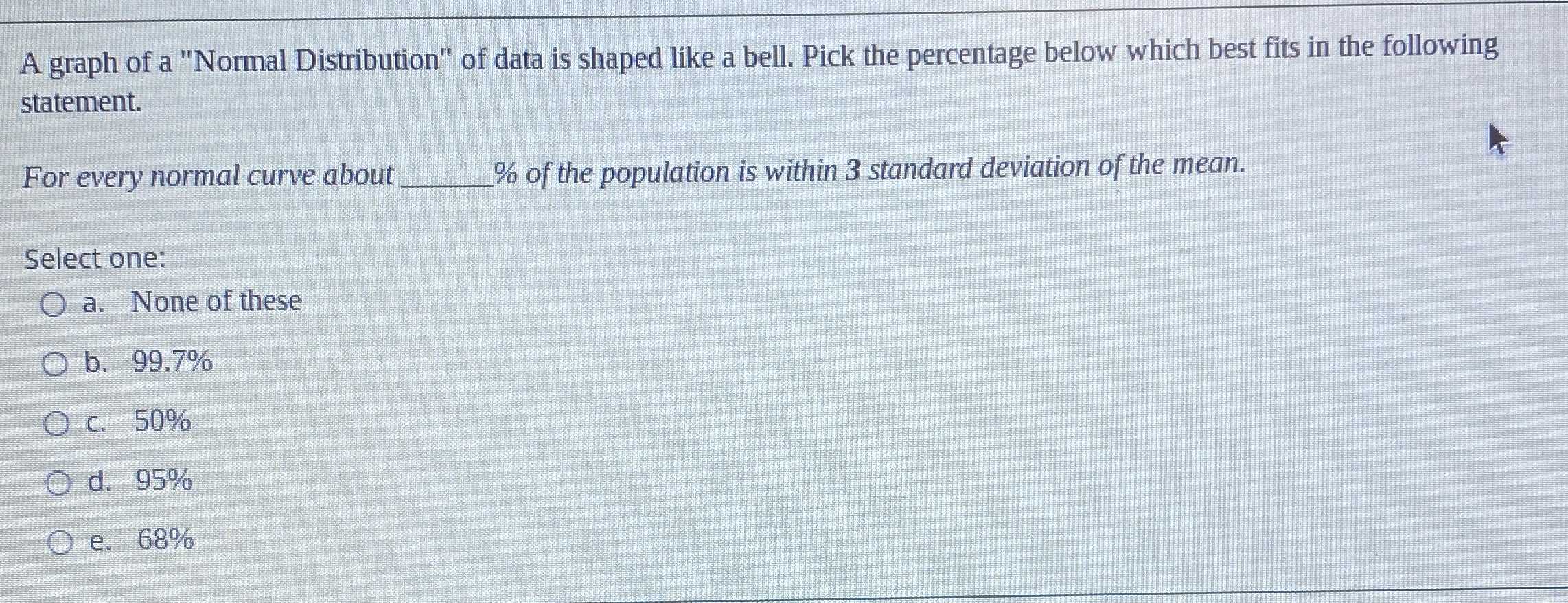 A Graph Of A Normal Distribution Of Data Is Shap CameraMath