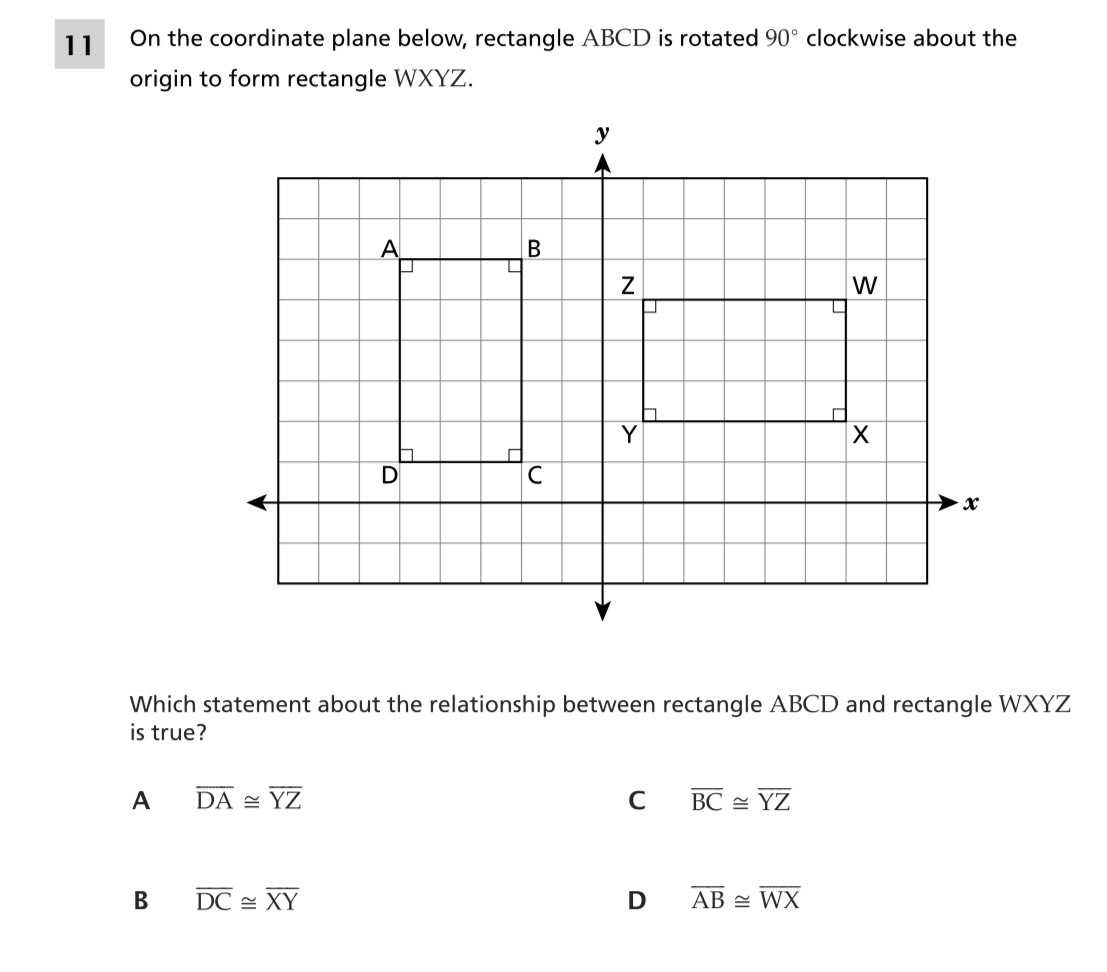 On The Coordinate Plane Below Rectangle ABCD CameraMath