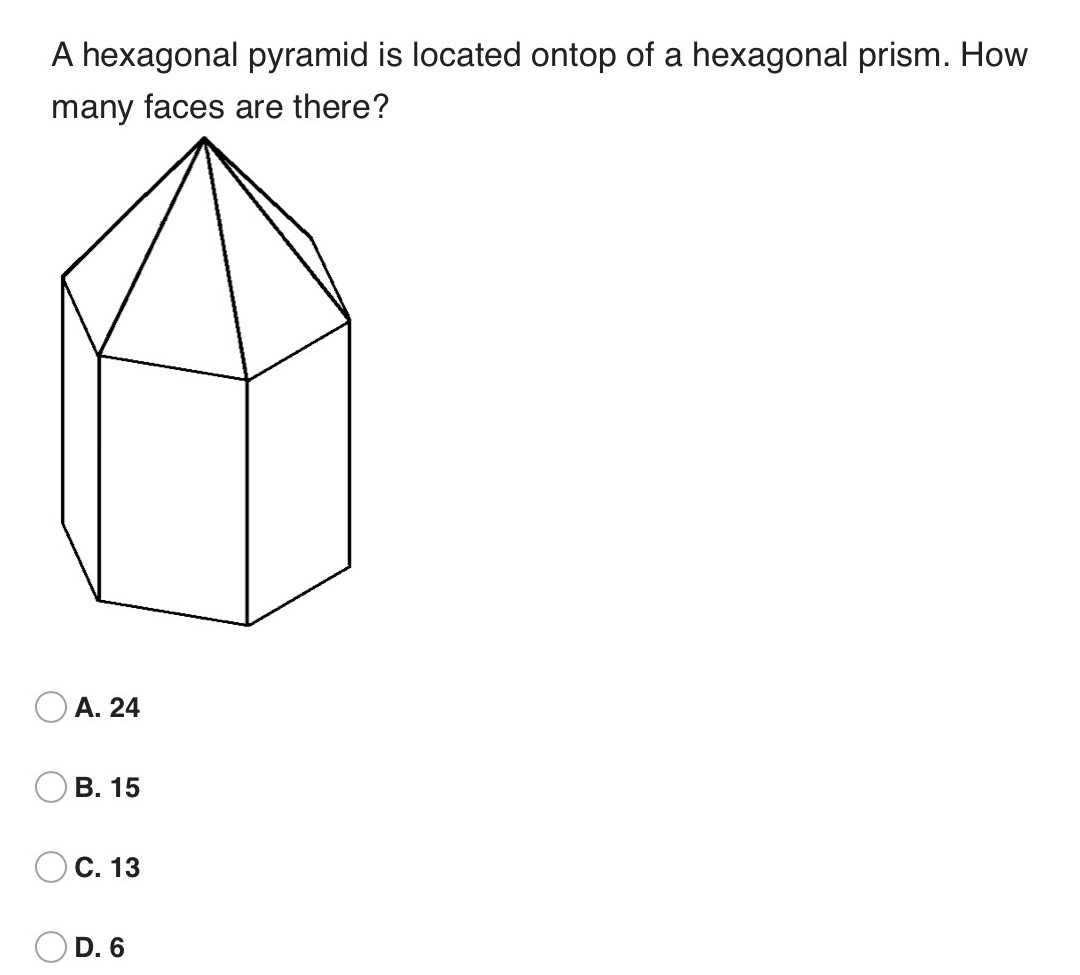 A Hexagonal Pyramid Is Located Ontop Of A Hexagona CameraMath