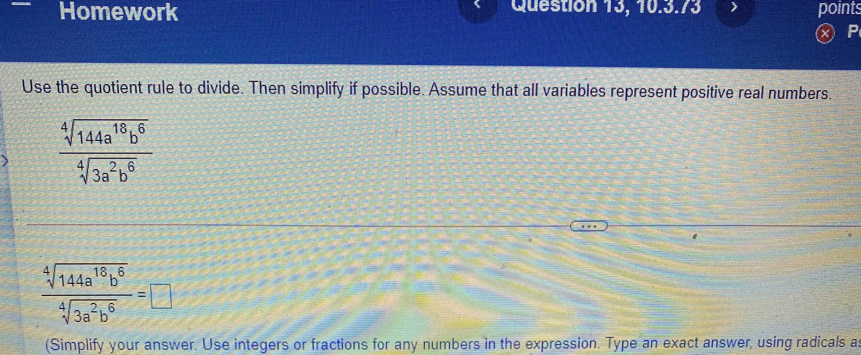 use-the-quotient-rule-to-divide-then-simplify-if-cameramath