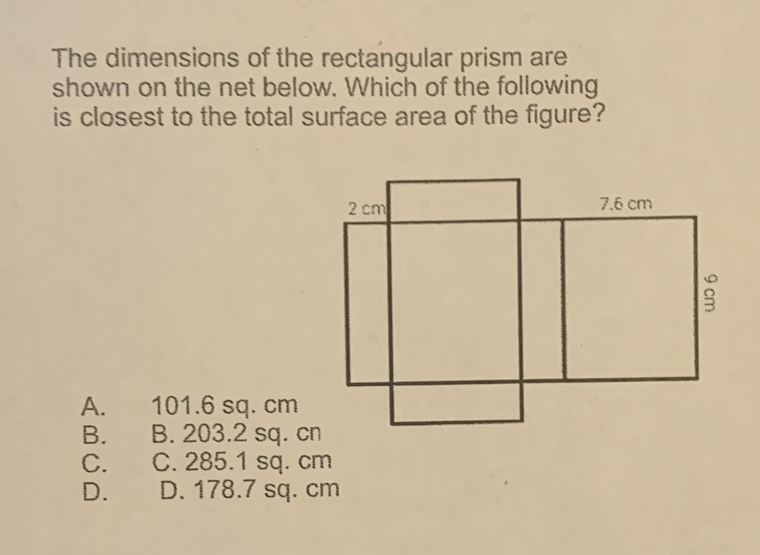 The Dimensions Of The Rectangular Prism Are Shown CameraMath