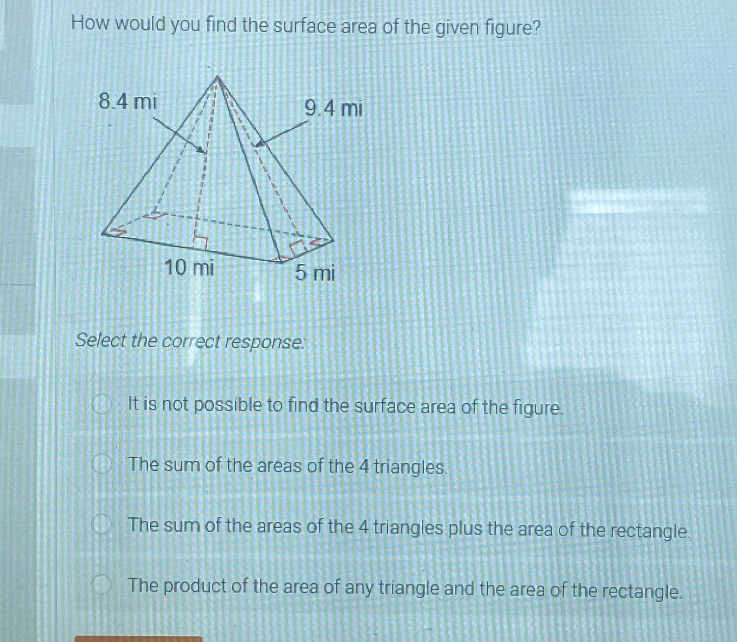 How Would You Find The Surface Area Of The Given F CameraMath