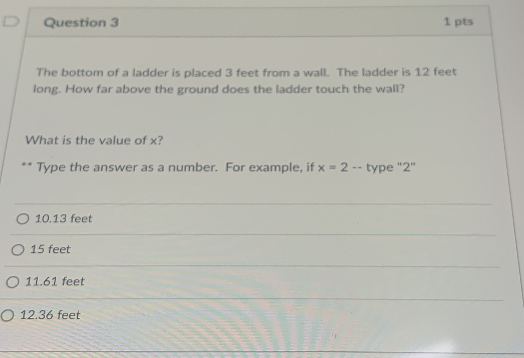 Question 3 The Bottom Of A Ladder Is Placed CameraMath