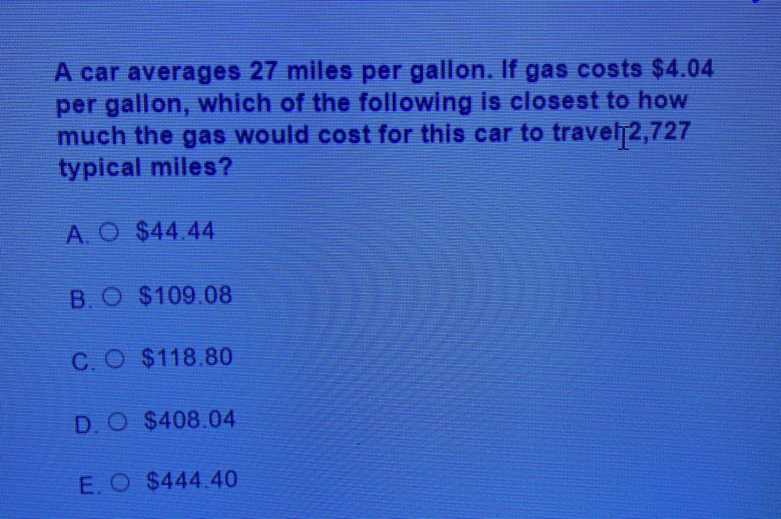 A Car Averages 27 Miles Per Gallon If Gas C CameraMath
