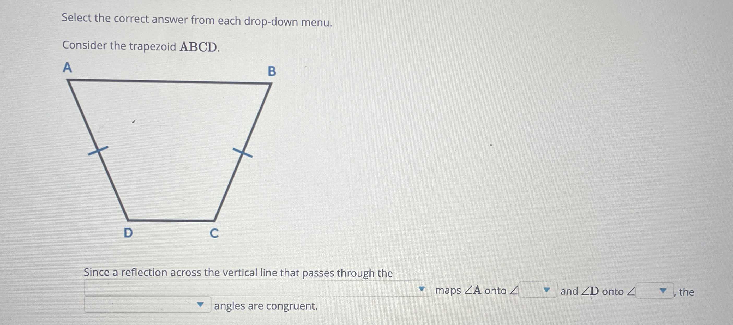 Select The Correct Answer From Each Drop Down Menu Consider The
